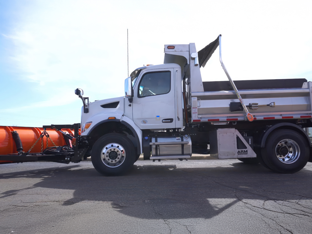 Peterbilt 548 Snow Plow Dump Truck - ARM - A TruckCorp LLC Company